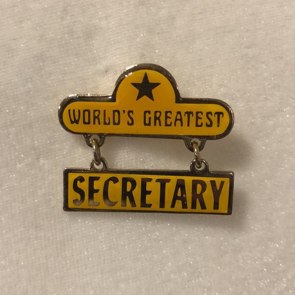 Vintage | Jewelry | Vintage Worlds Greatest Secretary Pin | Poshmark